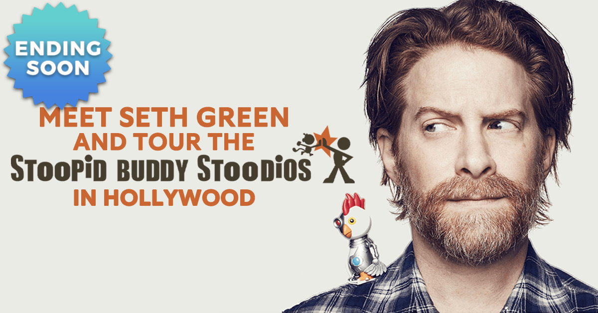 Meet Seth Green at His Stoopid Buddy Stoodios - Prizeo