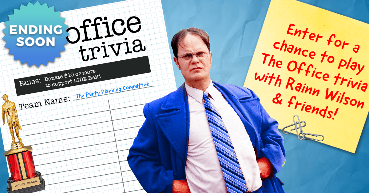 Play The Office Trivia With Rainn Wilson & Office Cast Members - Prizeo