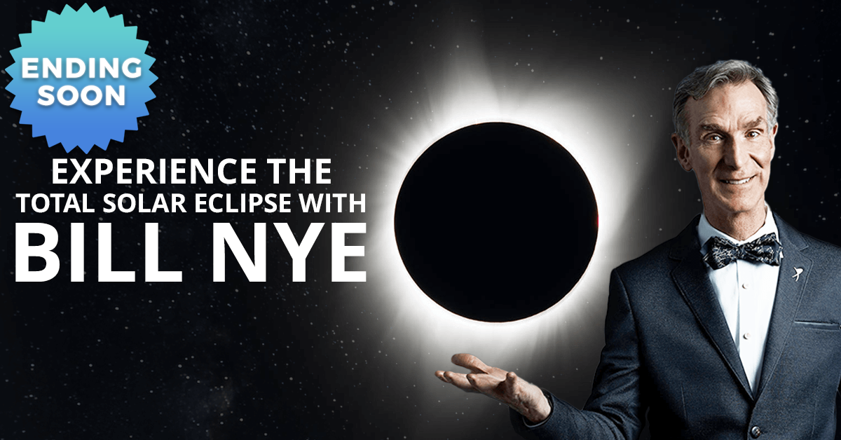 Experience the Total Solar Eclipse with Bill Nye - Prizeo