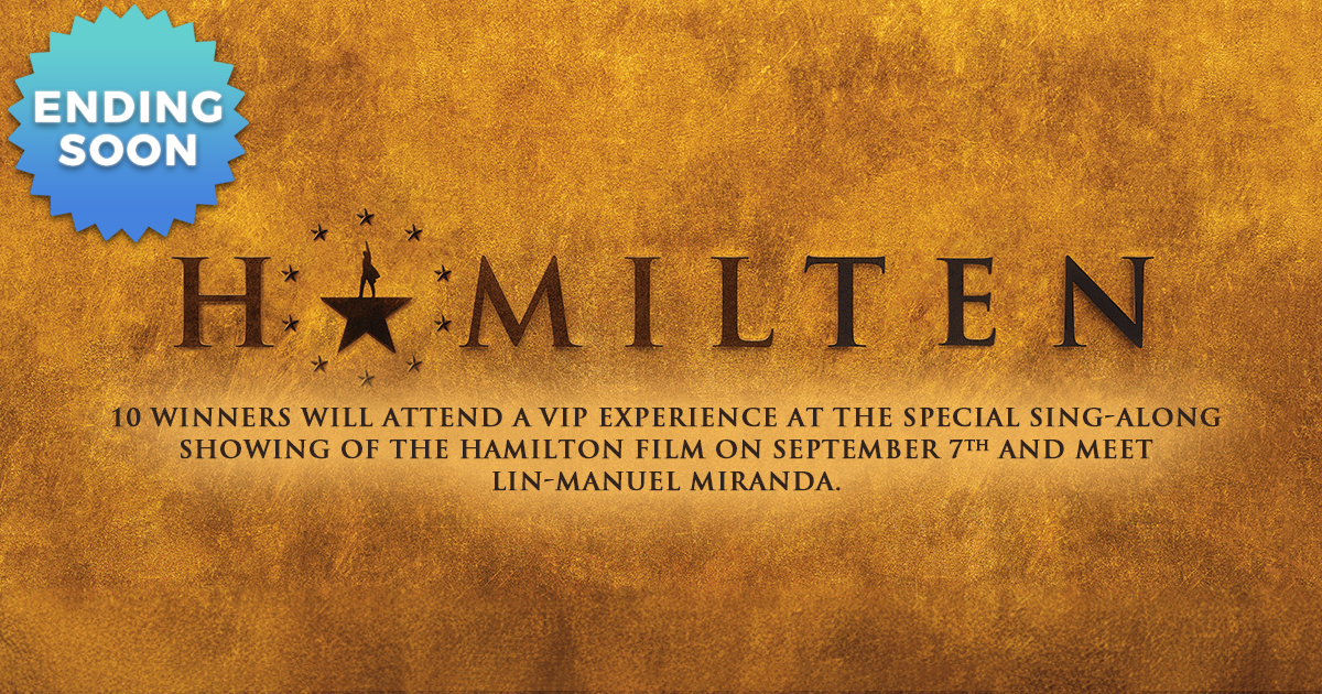 10 Winners Will Meet Lin-Manuel Miranda at the Sing-Along Showing of ...