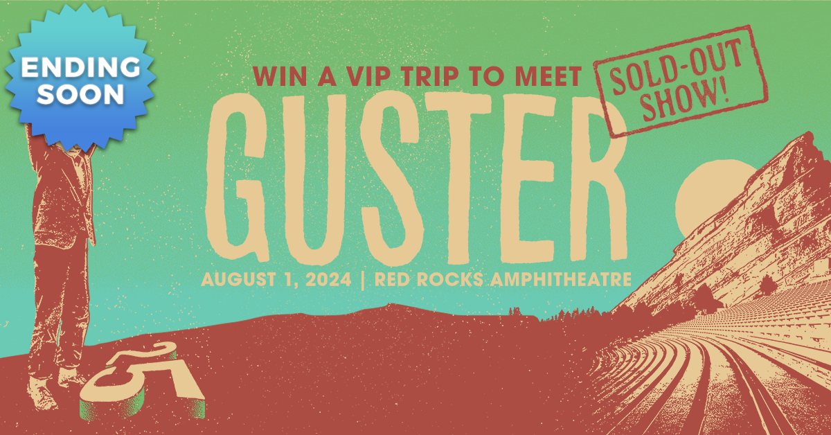 Win a VIP Trip to Meet Guster at Red Rocks Amphitheatre - Prizeo